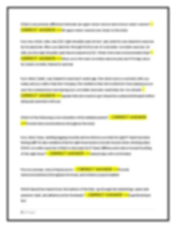 ISSA Corrective Exercise Exam Newest Version 2025 Actual Exam Complete ...