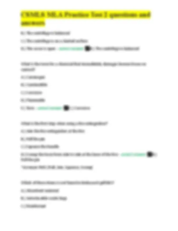 CSMLS MLA Practice Test: Questions and Answers for Medical Laboratory ...