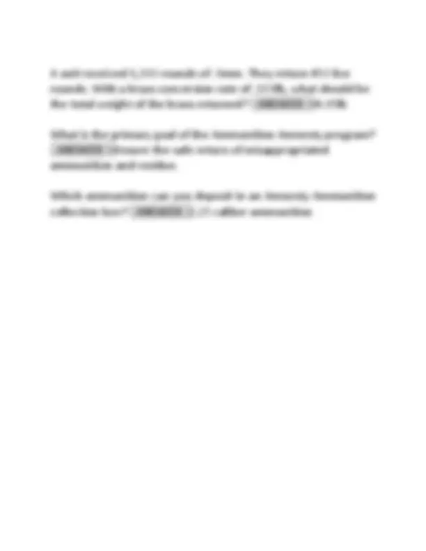 CLASS V ISSUE, TURN-IN AND RESIDUE PROCESSING PROCEDURES FOR USING UNITS | Exams Military ...