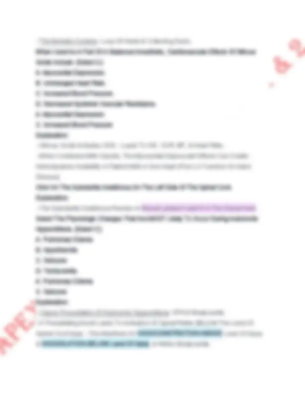 APEX Anesthesia Mock Exams: Questions, Rationales, and Answers for 2024-2025 | Exercises Health ...