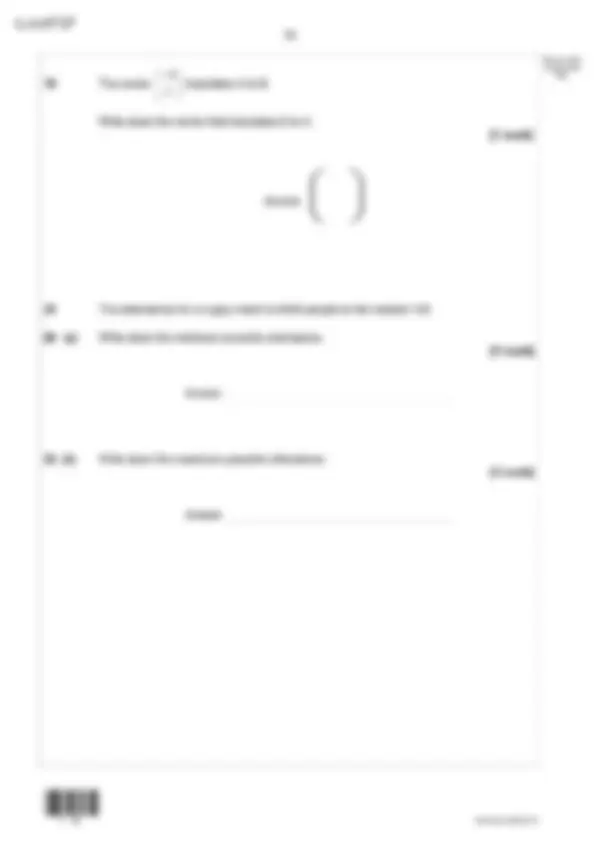 2024 AQA GCSE MATHEMATICS 8300/1F Foundation Paper 1 Question Paper + Mark Scheme + Insert ...