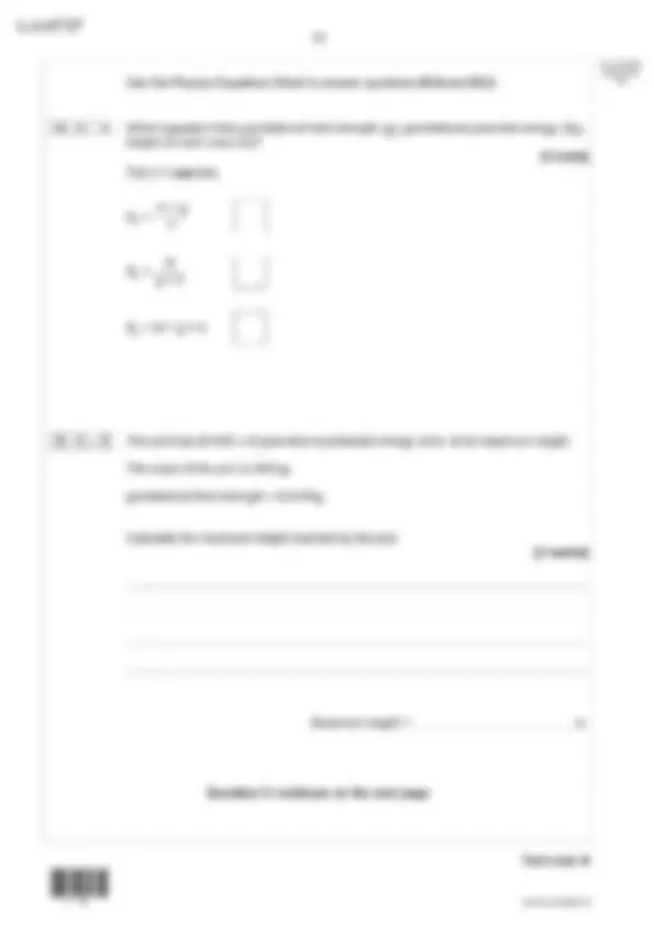 . 2024 AQA GCSE PHYSICS 8463/1F Paper 1 Foundation Tier Question Paper + Mark Scheme + Ins ...