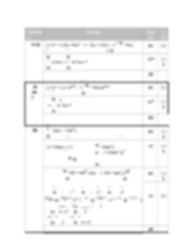 A-Level Edexcel Pure Mathematics Paper 1 Mark Scheme 2025-2026. Pure Mathematics 1 (9ma0 ...