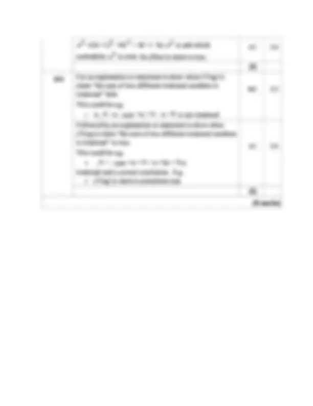 A-Level Edexcel Pure Mathematics Paper 1 Mark Scheme 2025-2026. Pure ...