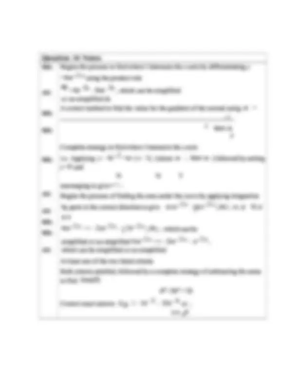 A-Level Edexcel Pure Mathematics Paper 1 Mark Scheme 2025-2026. Pure Mathematics 1 (9ma0 ...