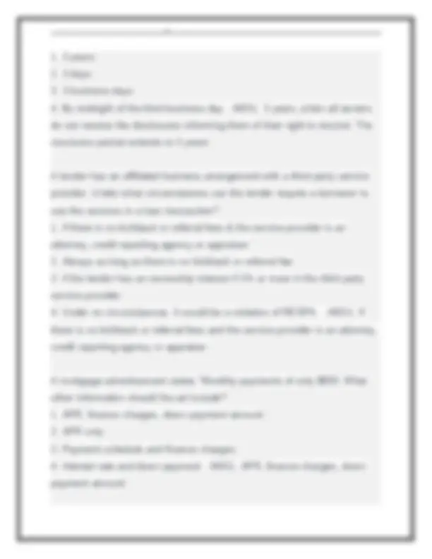 MLO Practice Test Updated Version 2025-2026. Questions & Correct ...