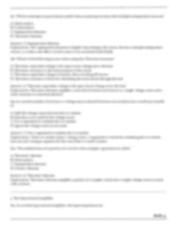 Engineering Circuit Analysis, 10th Edition Hayt | Exams Technology | Docsity