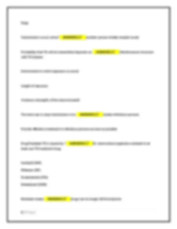 Tuberculosis Exam: A Comprehensive Guide with Questions and Answers ...