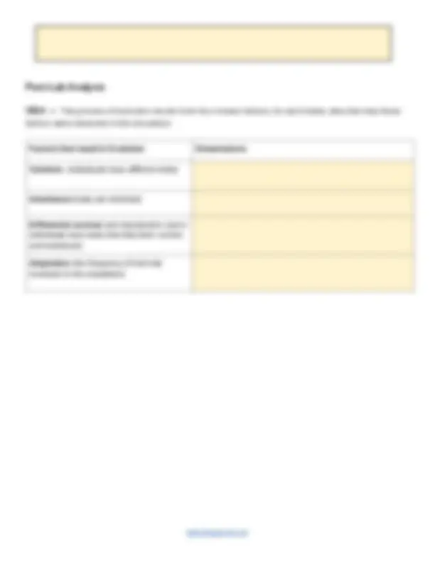 Natural Selection Simulation at PHET | Summaries Environmental science ...