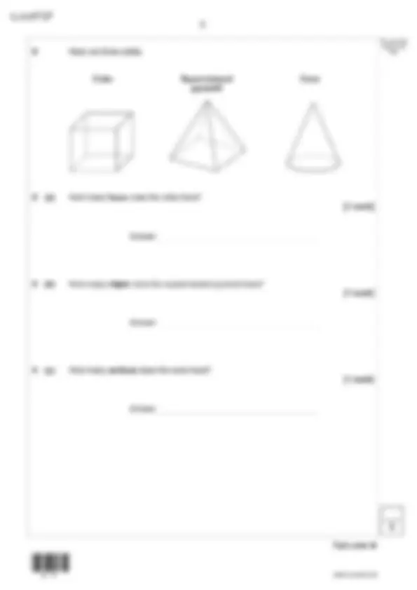 2024 AQA GCSE MATHEMATICS 8300/3F Foundation Paper 3 Question Paper ...