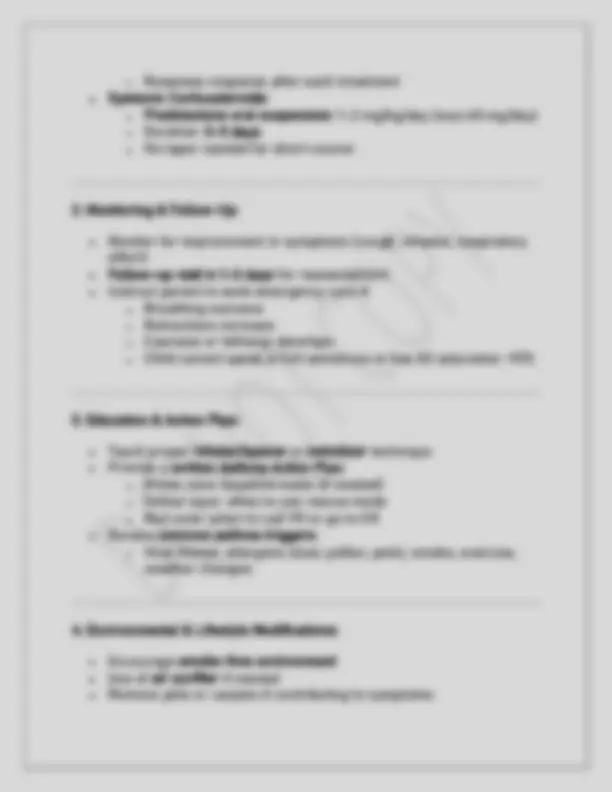 Pediatric Respiratory Assessment: Case Study of Cough and Dyspnea in a ...