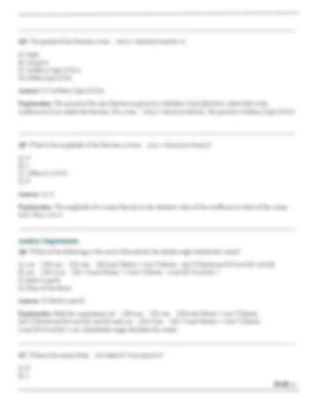 Algebra and Trigonometry, 12th Edition Sullivan | Exams Technology ...