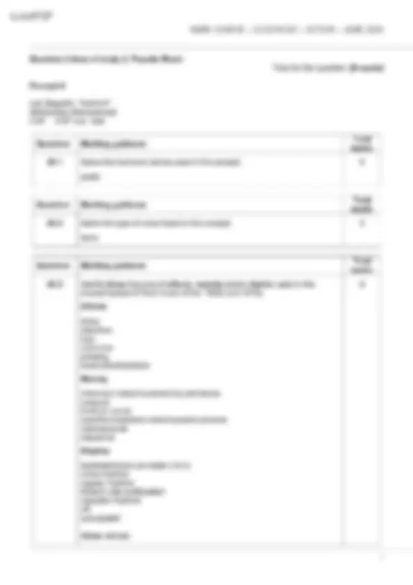 2024 AQA GCSE MUSIC 8271/W Component 1 Merged Question Paper + Mark ...