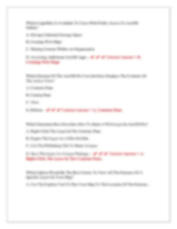 ESRI CERTIFICATION: ARCGIS PRO ASSOCIATE 2101 EXAM 2025 QUESTIONS WITH ...