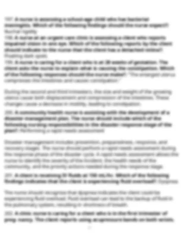 ATI COMP B, RN COMPREHENSIVE ONLINE PRACTICE 2023 B REVISION PAST PAPER QUESTIONS WITH ACC ...