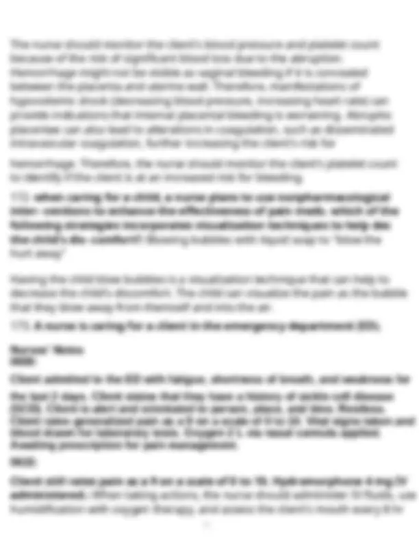 ATI COMP B, RN COMPREHENSIVE ONLINE PRACTICE 2023 B REVISION PAST PAPER QUESTIONS WITH ACC ...