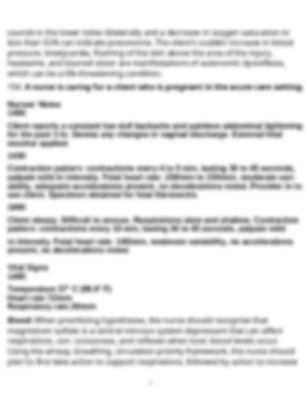 ATI COMP B, RN COMPREHENSIVE ONLINE PRACTICE 2023 B REVISION PAST PAPER ...