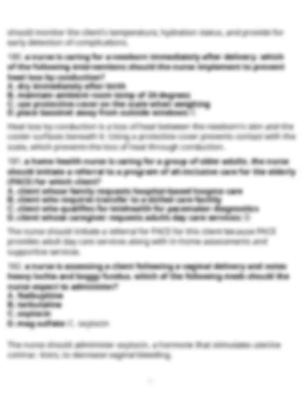 ATI COMP B, RN COMPREHENSIVE ONLINE PRACTICE 2023 B REVISION PAST PAPER QUESTIONS WITH ACC ...