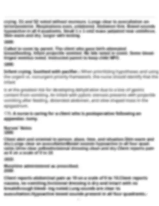 ATI COMP B, RN COMPREHENSIVE ONLINE PRACTICE 2023 B REVISION PAST PAPER QUESTIONS WITH ACC ...