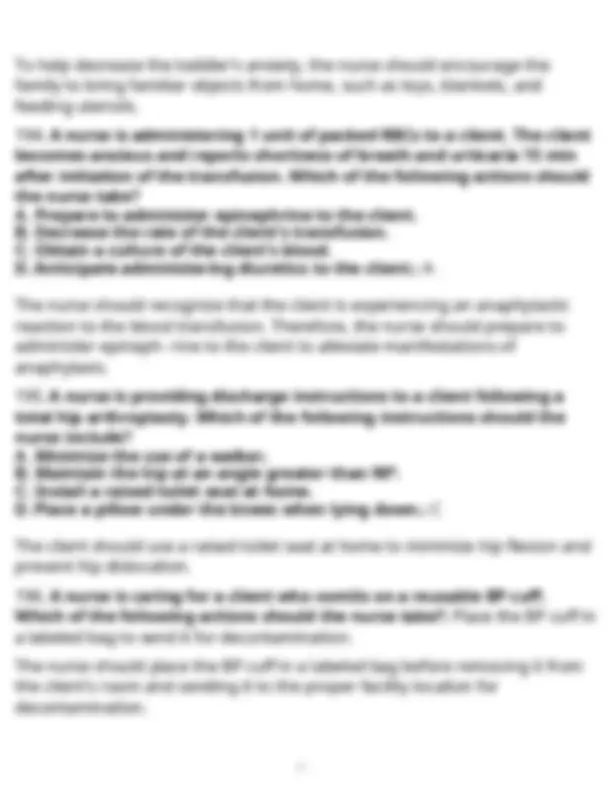 ATI COMP B, RN COMPREHENSIVE ONLINE PRACTICE 2023 B REVISION PAST PAPER ...
