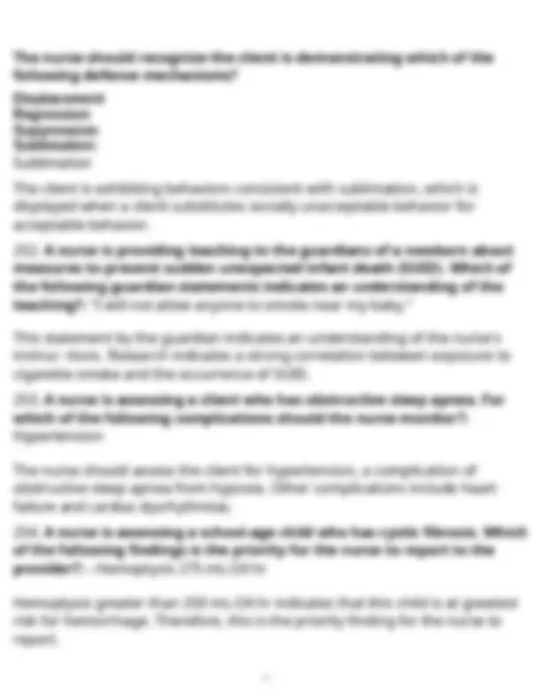 ATI COMP B, RN COMPREHENSIVE ONLINE PRACTICE 2023 B REVISION PAST PAPER QUESTIONS WITH ACC ...