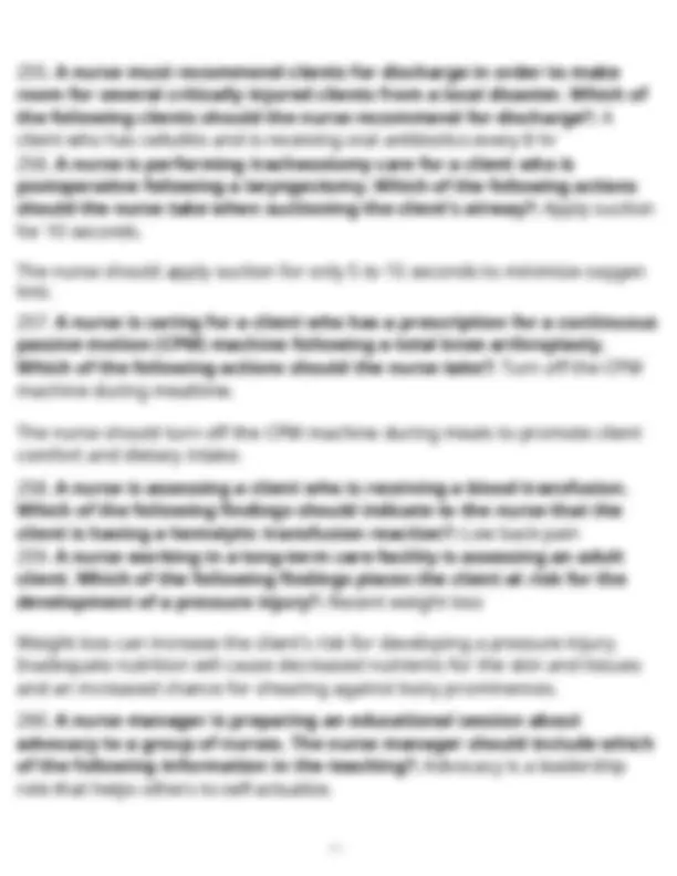 ATI COMP B, RN COMPREHENSIVE ONLINE PRACTICE 2023 B REVISION PAST PAPER QUESTIONS WITH ACC ...