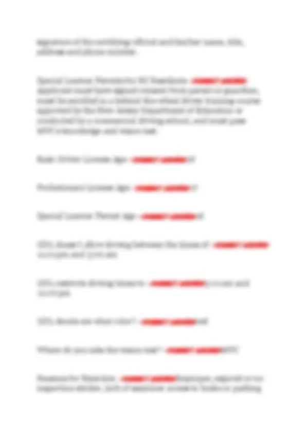 NJ DRIVER’S MANUAL LATEST EXAM 2025 WITH MULTIPLE CHOICE OF QUESTIONS ...