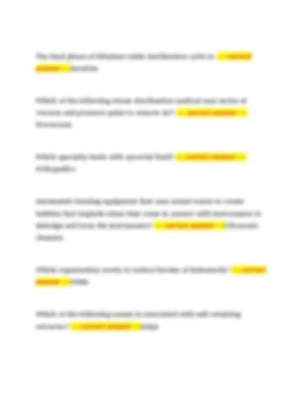 CRCST Real Exam Questions with Correct Detailed Expert Verified Answers ...