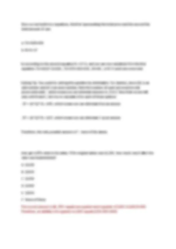 Practice Questions for Problem Solving and Logical Reasoning | Exams Health sciences | Docsity