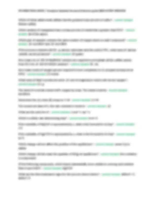 AP Chemistry Final Exam Questions and Answers: A Comprehensive Review ...