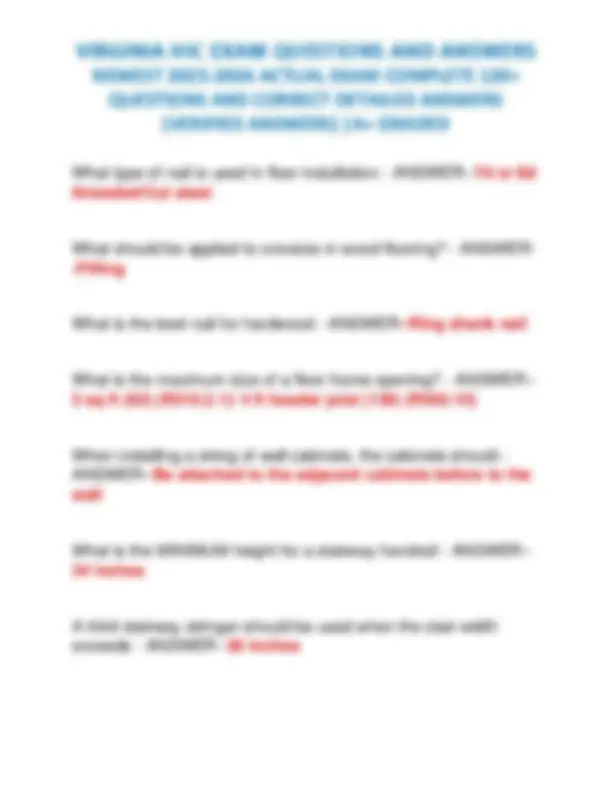 VIRGINIA HIC EXAM QUESTIONS AND ANSWERS NEWEST 2025-2026 ACTUAL EXAM ...