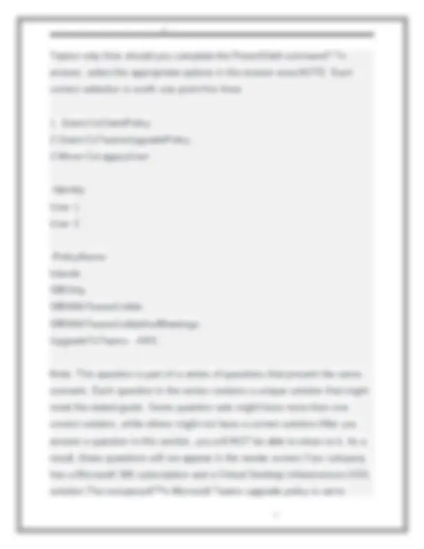 MS 700 Many Exam Questions with Correct Answers & Test Bank. Updated ...