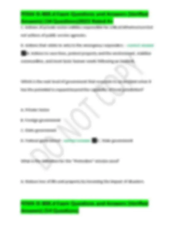 FEMA IS-800.d Exam Questions and Answers: A Comprehensive Guide to ...