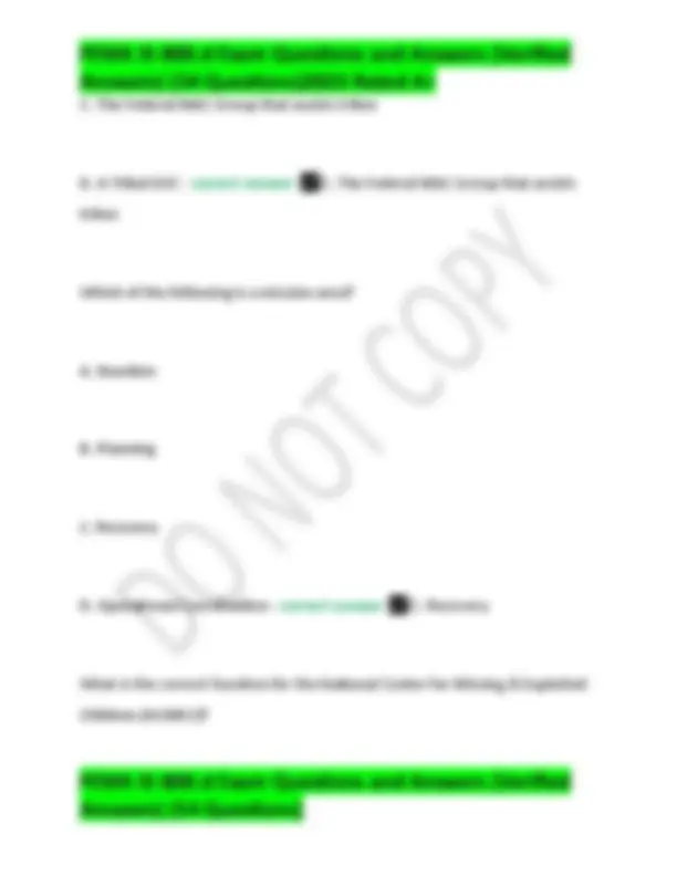 FEMA IS-800.d Exam Questions and Answers: A Comprehensive Guide to ...