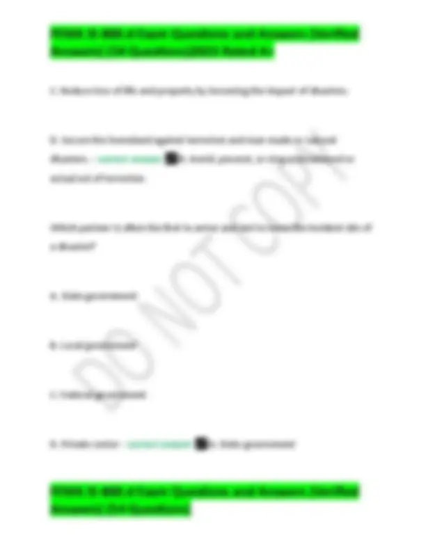 FEMA IS-800.d Exam Questions and Answers: A Comprehensive Guide to ...