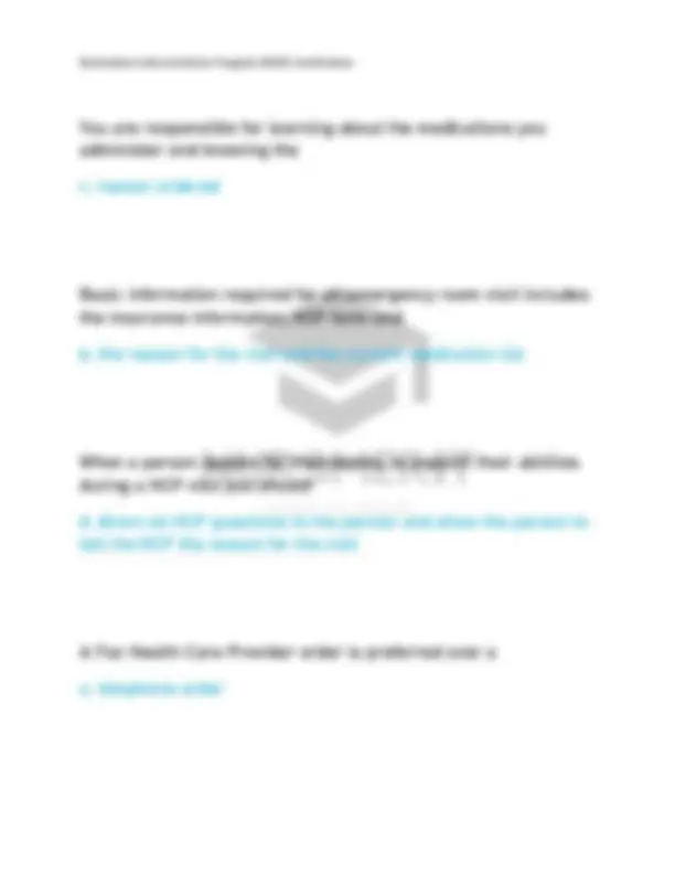 MAP CERTIFICATION TEST LATEST UPATE 2025/2026 MEDICATION ADMINISTRATION ...