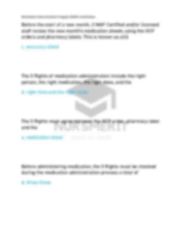 MAP CERTIFICATION TEST LATEST UPATE 2025/2026 MEDICATION ADMINISTRATION ...