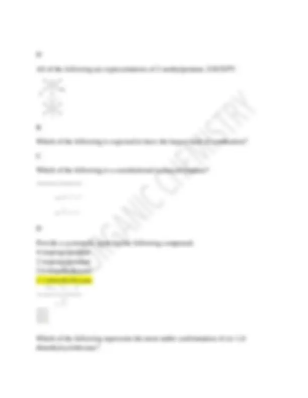 ACS ORGANIC CHEMISTRY FINAL EXAM 2025/2026 ACTUAL PREP QUESTIONS AND ...