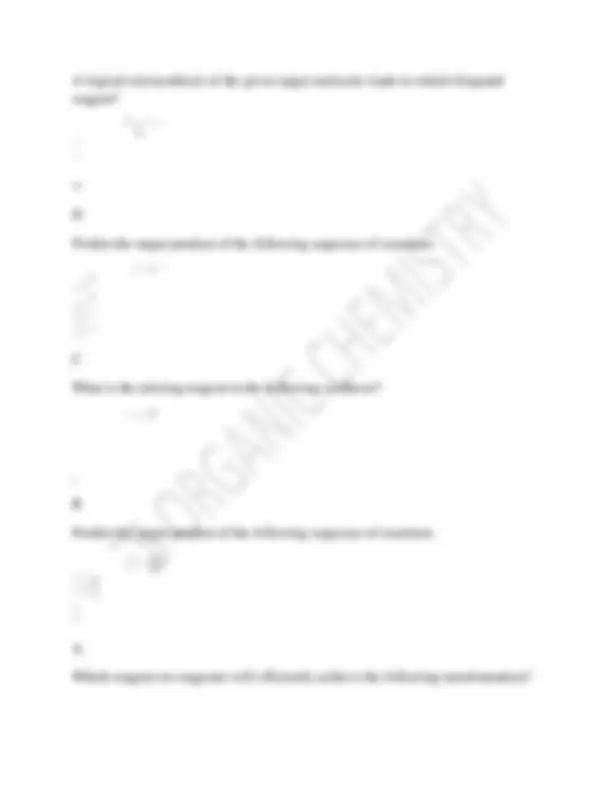 ACS ORGANIC CHEMISTRY FINAL EXAM 2025/2026 ACTUAL PREP QUESTIONS AND ...