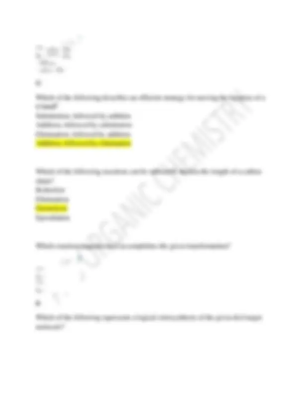 ACS ORGANIC CHEMISTRY FINAL EXAM 2025/2026 ACTUAL PREP QUESTIONS AND ...