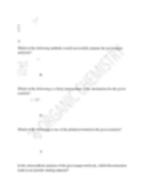 ACS ORGANIC CHEMISTRY FINAL EXAM 2025/2026 ACTUAL PREP QUESTIONS AND ...