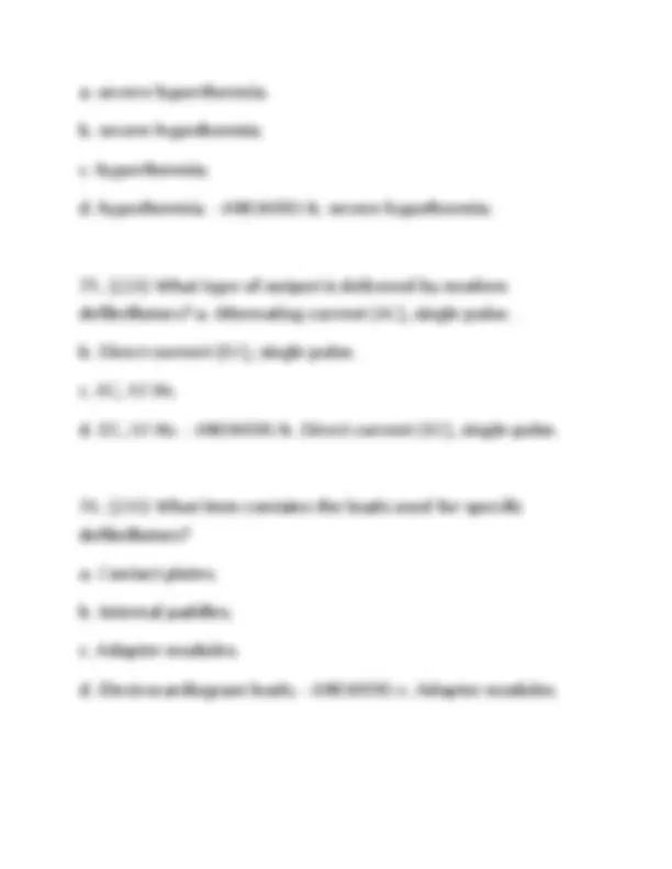 Biomedical Equipment Technology (BMET) Exam Questions and Answers ...