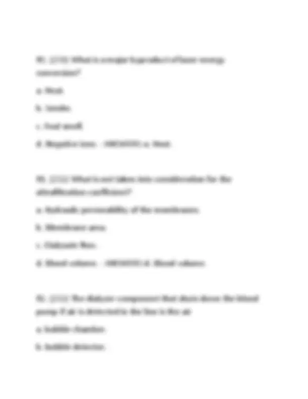 Biomedical Equipment Technology (BMET) Exam Questions and Answers ...
