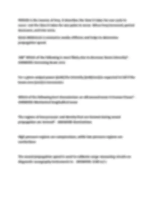 DAVIES ULTRASOUND PHYSICS REVIEW EXAM WITH CORRECT ACTUAL QUESTIONS ...