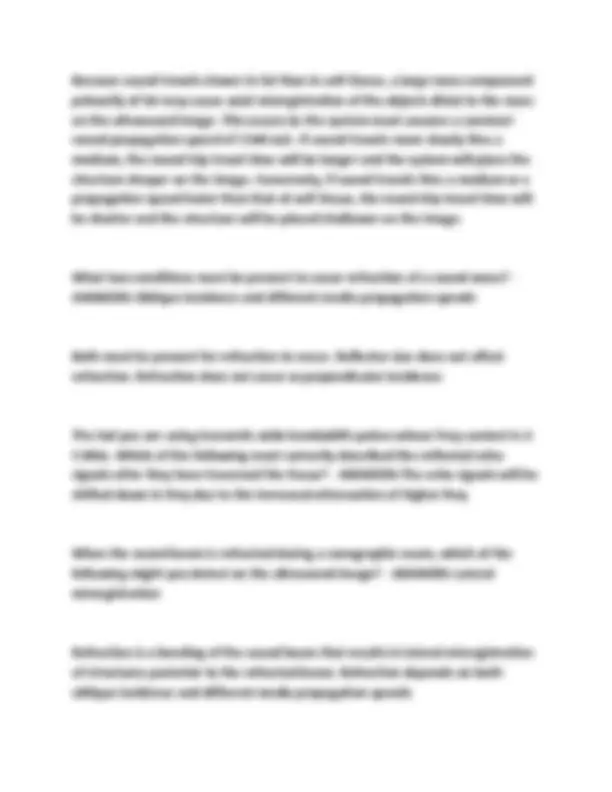 DAVIES ULTRASOUND PHYSICS REVIEW EXAM WITH CORRECT ACTUAL QUESTIONS ...