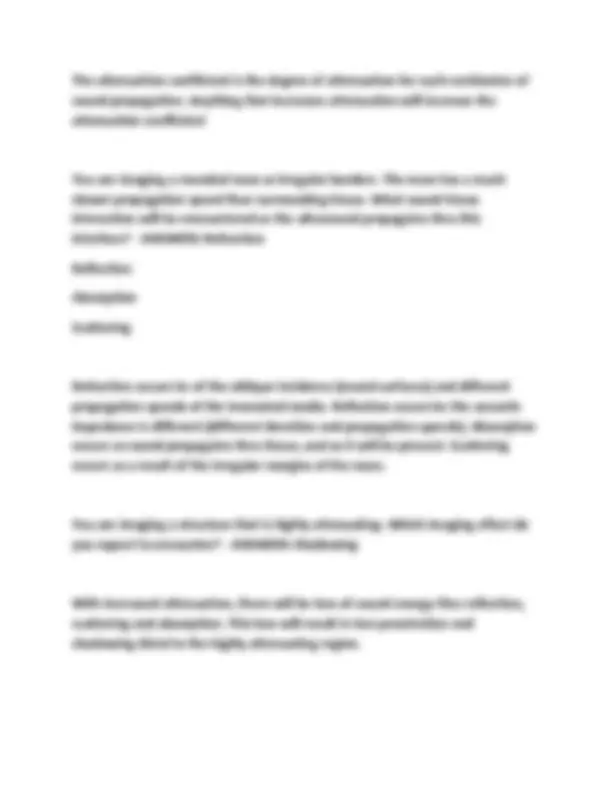 DAVIES ULTRASOUND PHYSICS REVIEW EXAM WITH CORRECT ACTUAL QUESTIONS ...