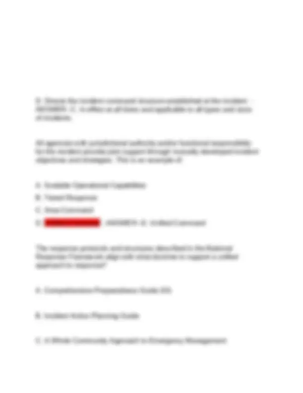 FEMA IS-800.d Final National Response Framework, An Introduction ...