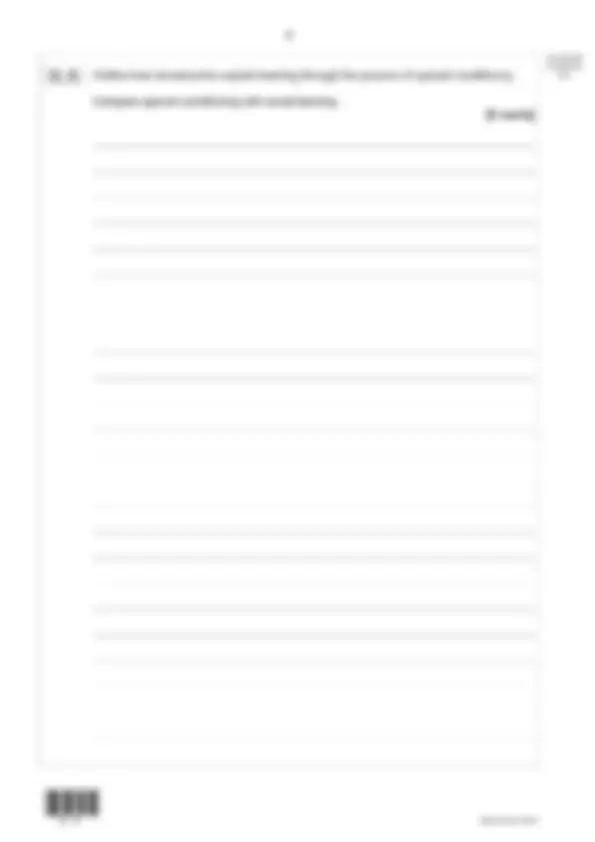 Actual 2024 AQA A-level PSYCHOLOGY 7182/2 Paper 2 Merged Question Paper ...