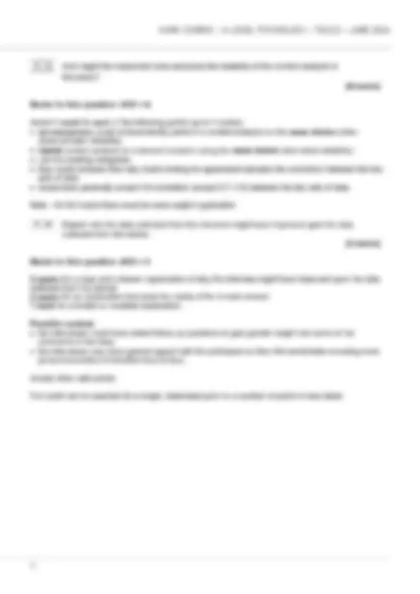 Actual 2024 AQA A-level PSYCHOLOGY 7182/2 Paper 2 Merged Question Paper ...