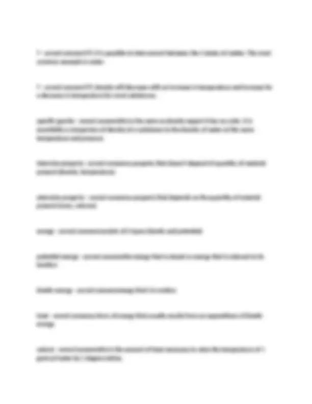 CHE 1214 MGCCC Test 1 (unit 1 & 2) Exam Questions with correct Answers ...